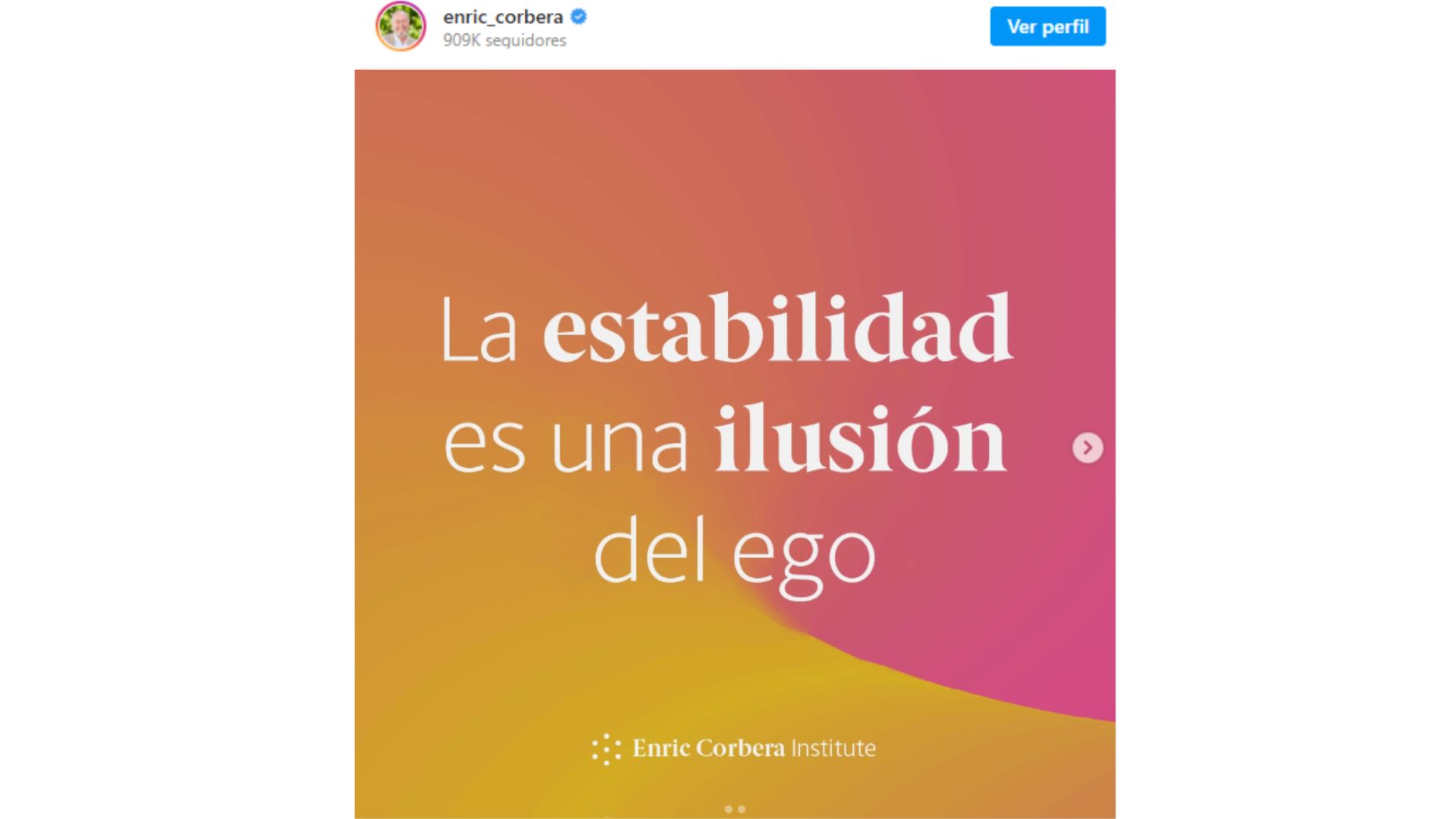 Por qué sobrevaloramos la estabilidad - Enric Corbera Institute